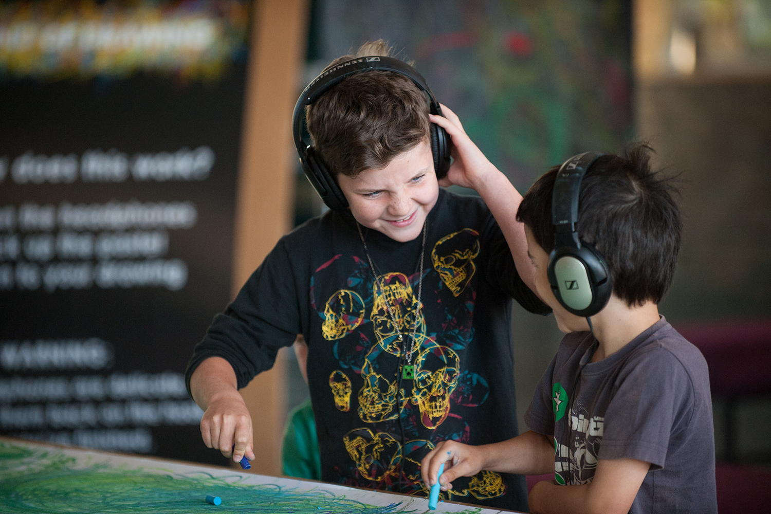 Sound of Drawing at Hyphen - Wodonga Library Gallery - Polyglot Theatre ...